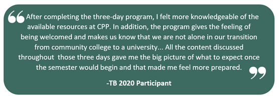 Educational Opportunity Program, Transfer Bridge: A Transfer Student ...