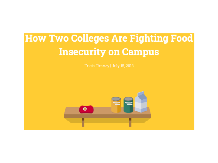 How Two Colleges are Fighting Food Insecurity on Campus
