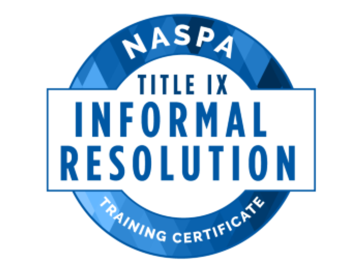 Title IX Certificate Program: Informal Resolution Spring 2023